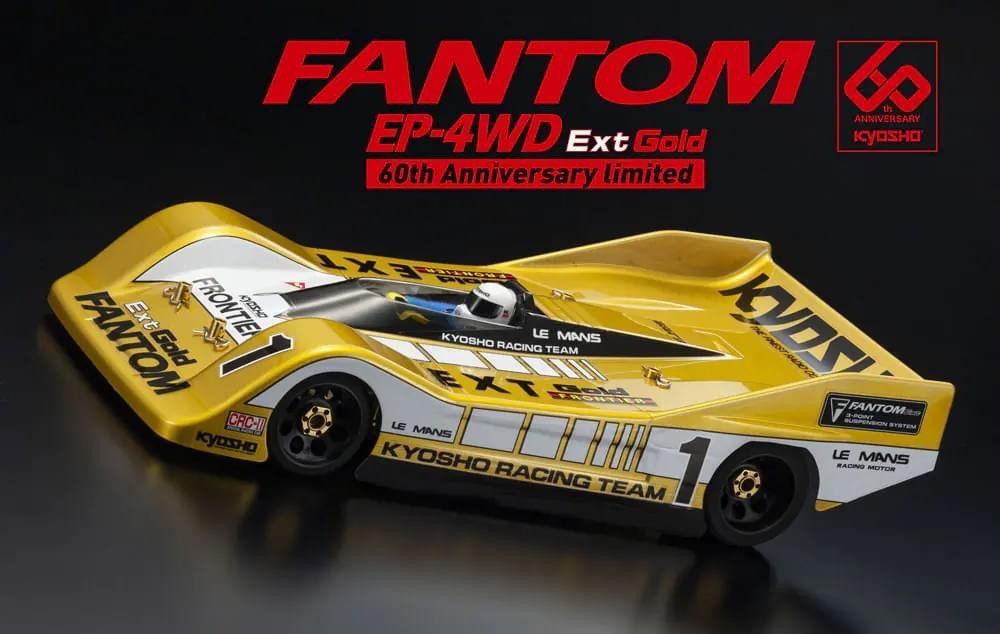 Kyosho FANTOM EP 4WD Ext Gold 60th Anniversary limited - House of RC